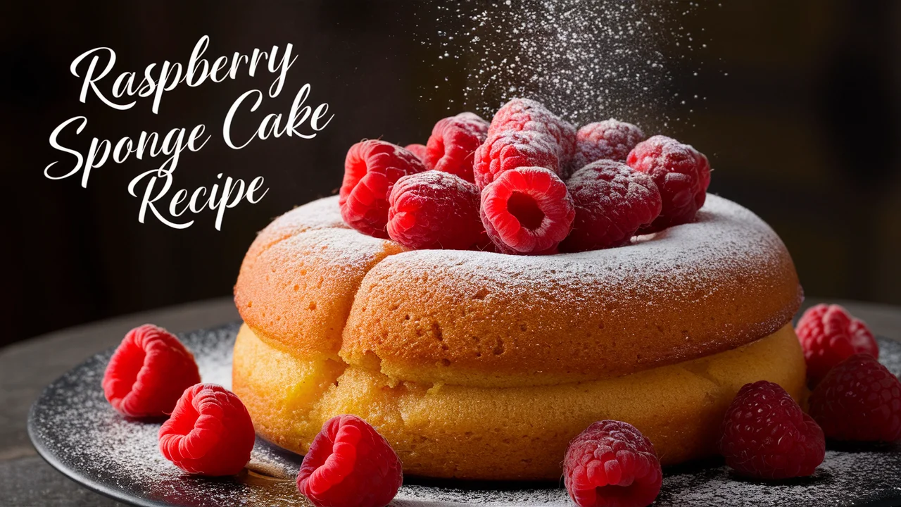 Raspberry Sponge Cake Recipe - Infinite Recipez